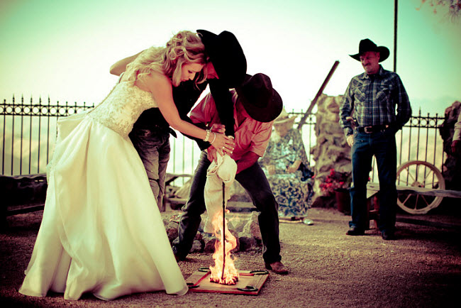 The Born and Bred Cowboy Wedding Theme | The Dessy Group