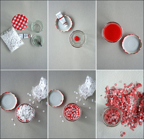 DIY Wedding Confetti: A Paper Rainbow | The Dessy Group