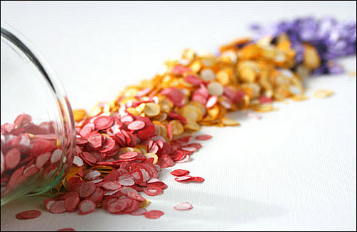 DIY Wedding Confetti: A Paper Rainbow | The Dessy Group